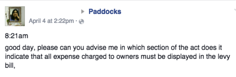 Levy statements in sectional title schemes | Thinking Inside the Box